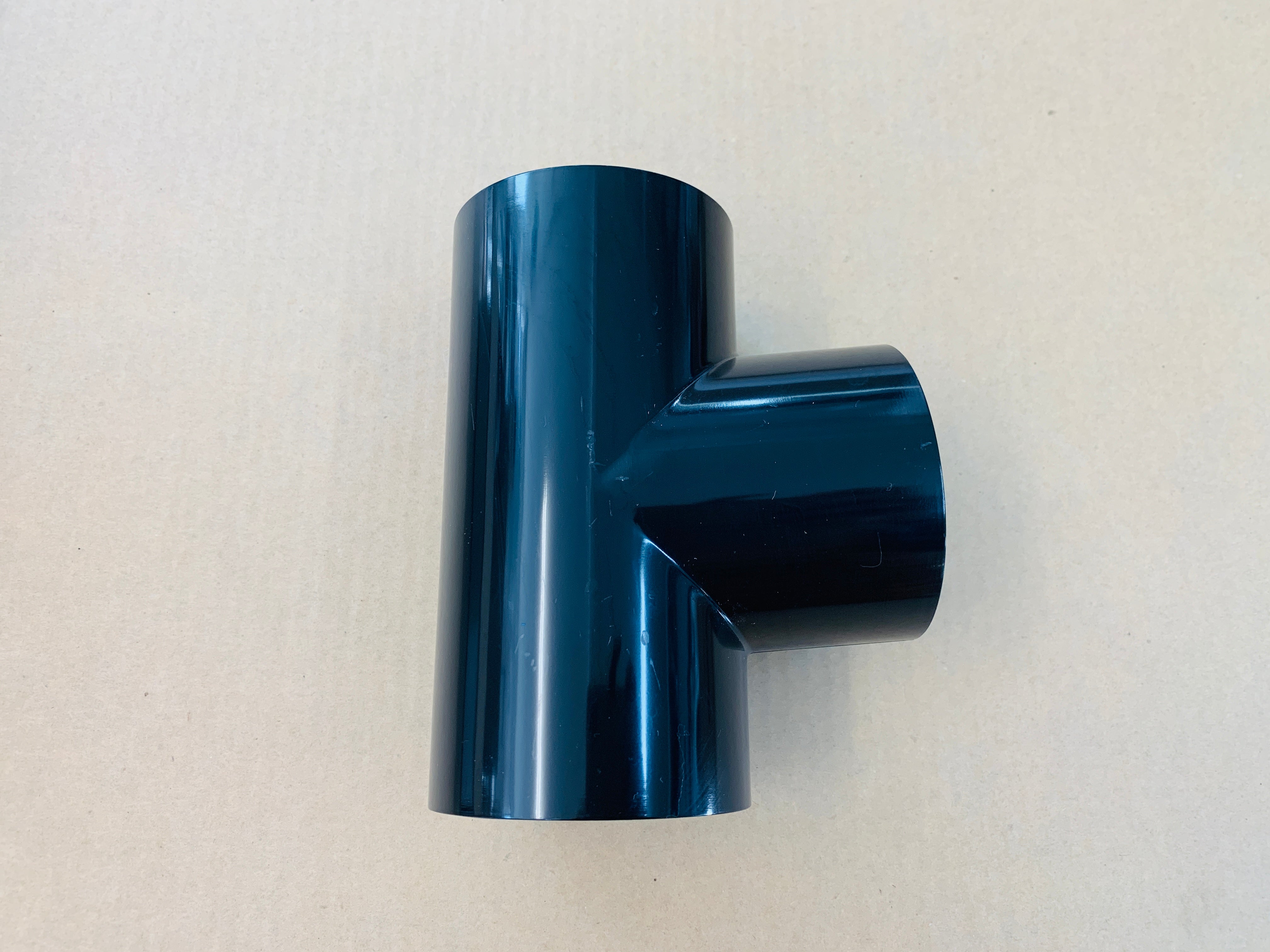 [D2912] 80mm Downpipe Tee -- Black – NZ Pipe