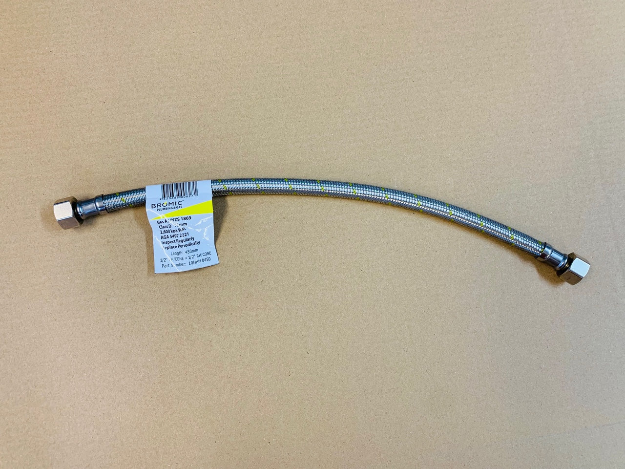 [G439] Gas flexible hose female- female – NZ Pipe