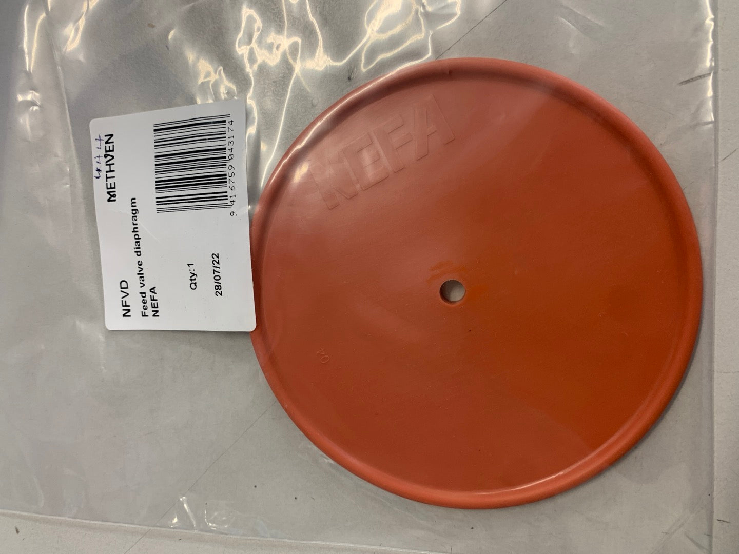 [V1321] Nefa --- feed valve diaphragm washer – NZ Pipe