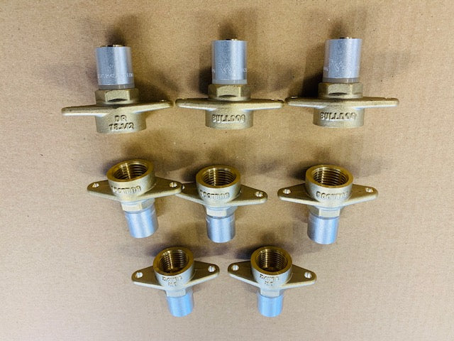 [P22] 10 x Brass Hose plate – NZ Pipe