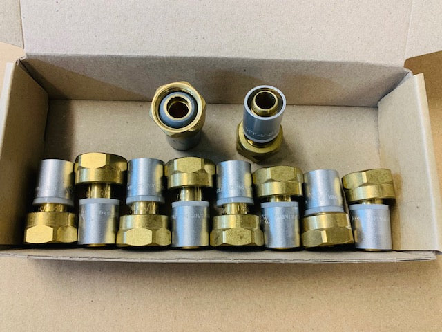 [P13] 10 x Brass Swivel Adaptors – NZ Pipe