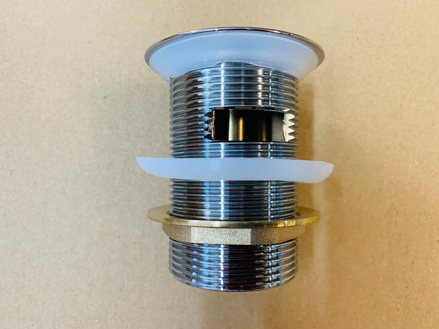 [T106] 40mm Popup Waste with over flow – NZ Pipe